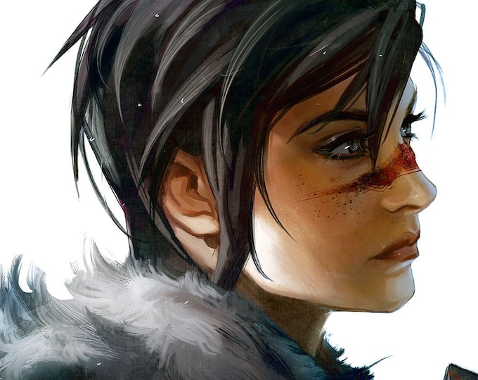 Dragon Age 2 Marian Hawke Art Print 8x10 Inch Open Edition - Etsy