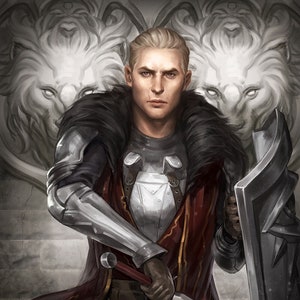 Dragon Age Inquisition Cullen Rutherford Art Print 11x17 Inch Open ...