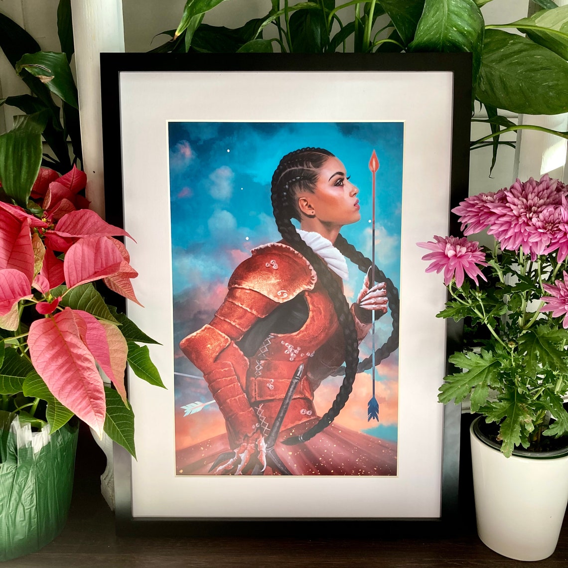 Zodiac Cancer Fantasy Art Print 11x17 Inch Open Edition | Etsy