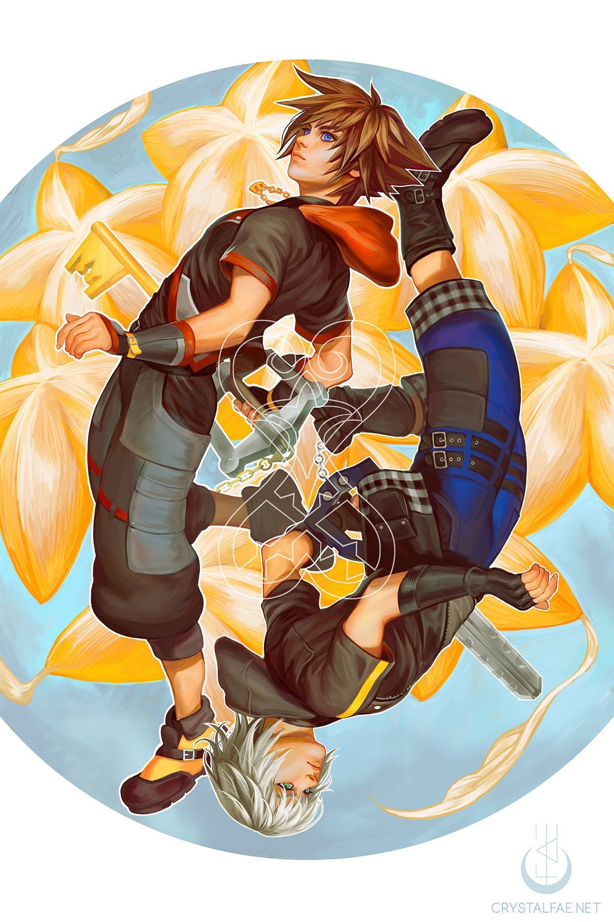 Kingdom Hearts Riku Drawings