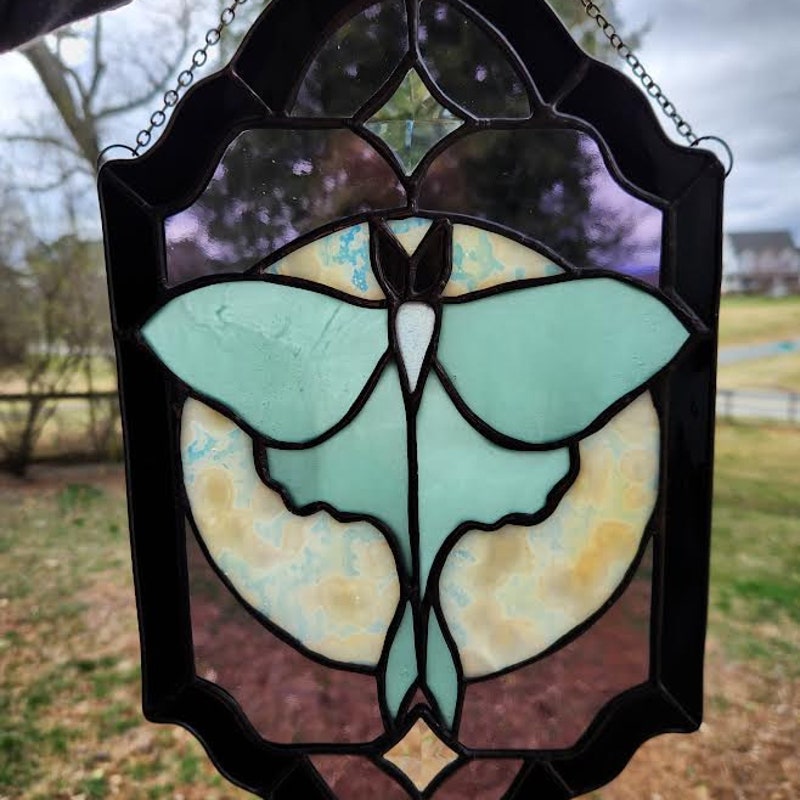 Moth Stained Glass - Etsy