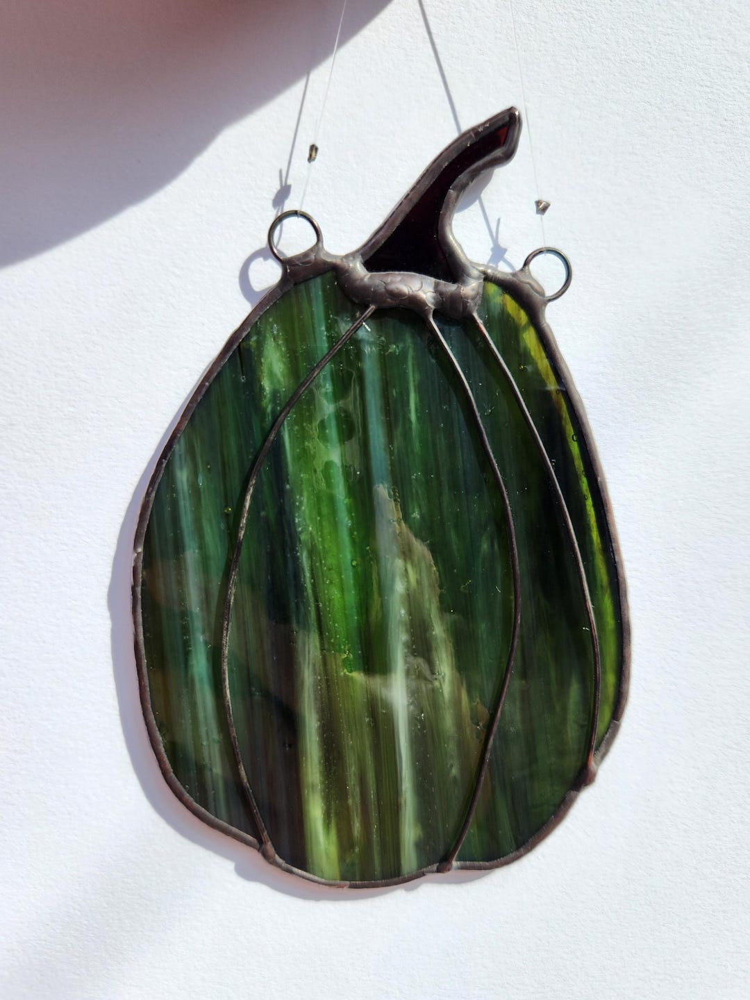 Stained Glass Fall Window Hanging gourd - Etsy