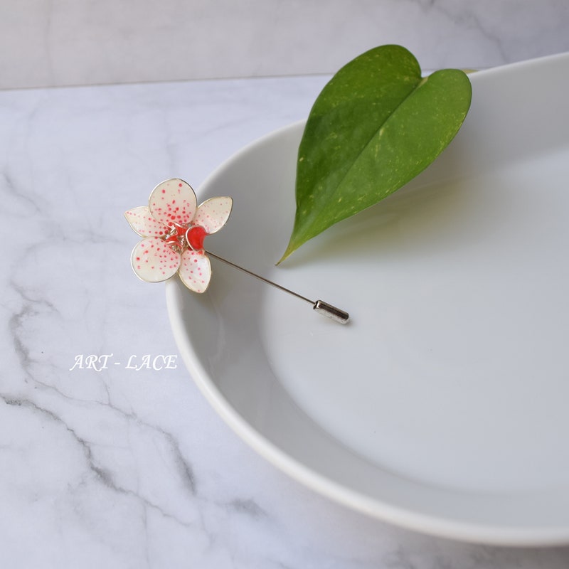 Orchid Lapel Pin - Etsy