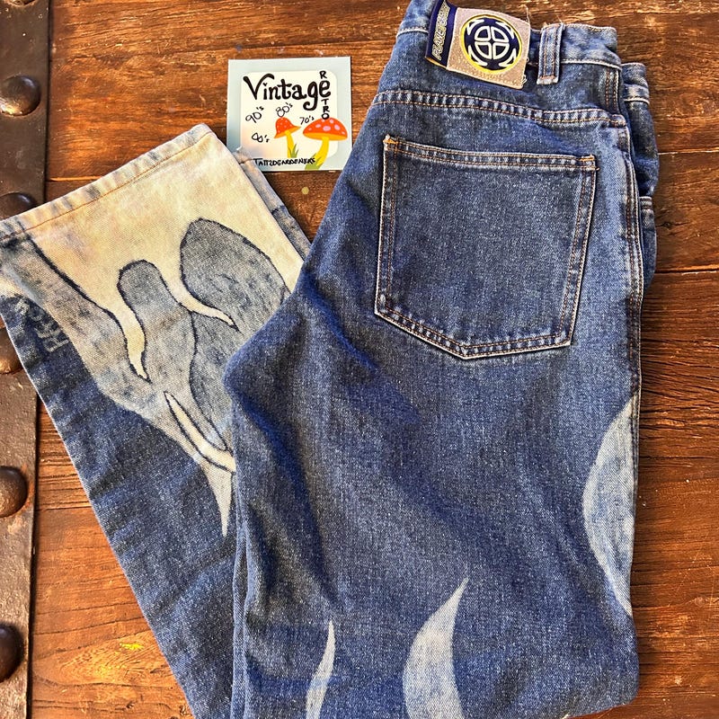 Flame Jeans - Etsy