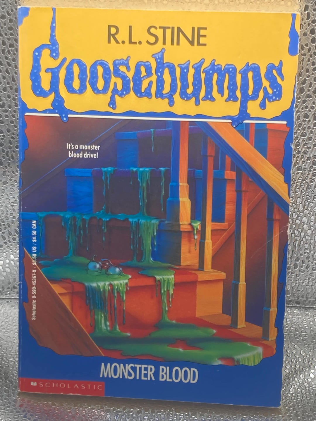 Vintage Book-goosebumps Monster Blood 1992-RL Stine - Etsy