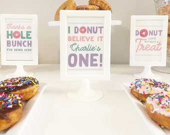 Donut Theme Party PRINTABLE DIGITAL DOWNLOAD Birthday Party - Etsy