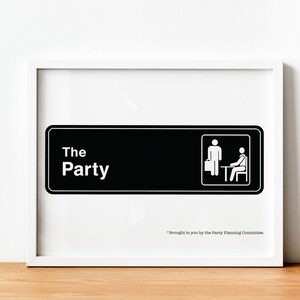 The Office Party Welcome Sign the Office Party the Office Party Decor ...