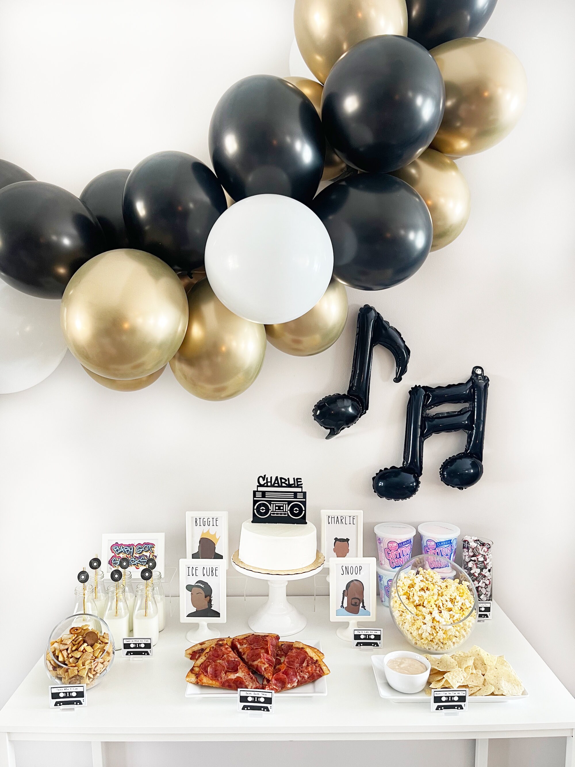 Hip Hop Food Labels Hip Hop Hip Hop Party Hip Hop Party Decor Hip Hop ...