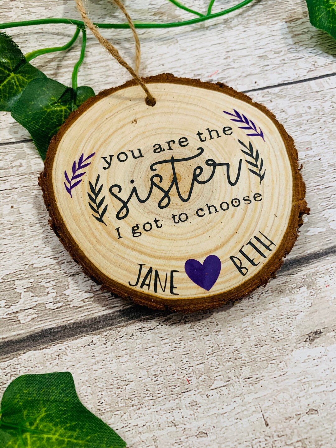 Personalised Friendship Ornament, Friendship Decorations, Friendship ...