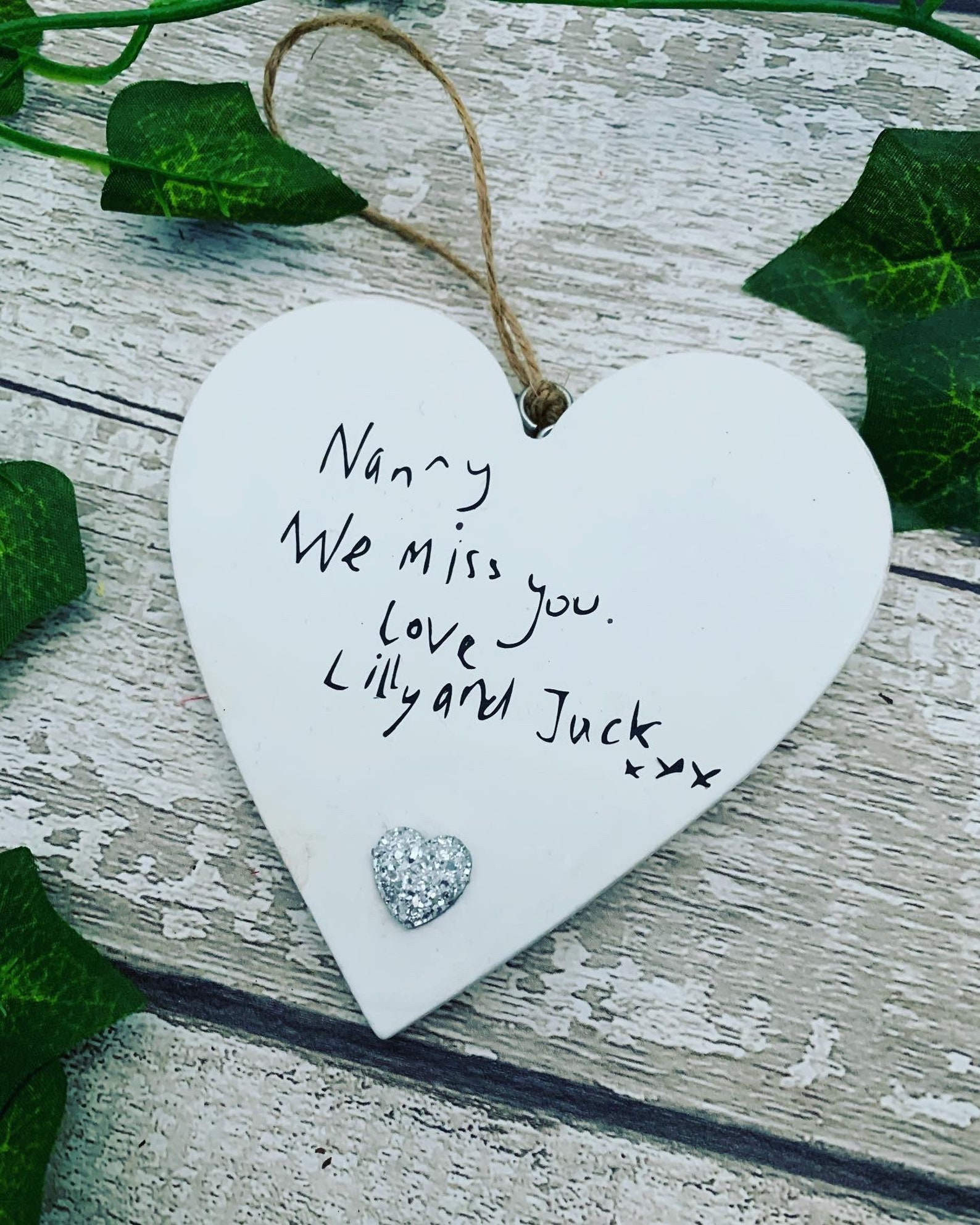 Handwritten gift handwriting from a loved one handwriting | Etsy