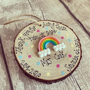 Rainbow Teacher Gift, Thank You Teacher Plaque, Teacher, Teacher ...