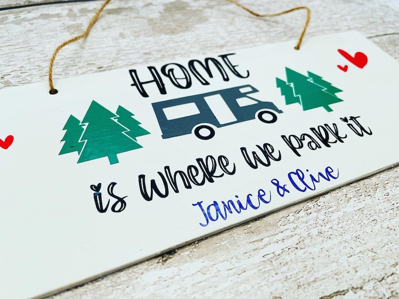 Personalised Campervan Rv Sign Caravan Sign Motorhome Sign | Etsy UK