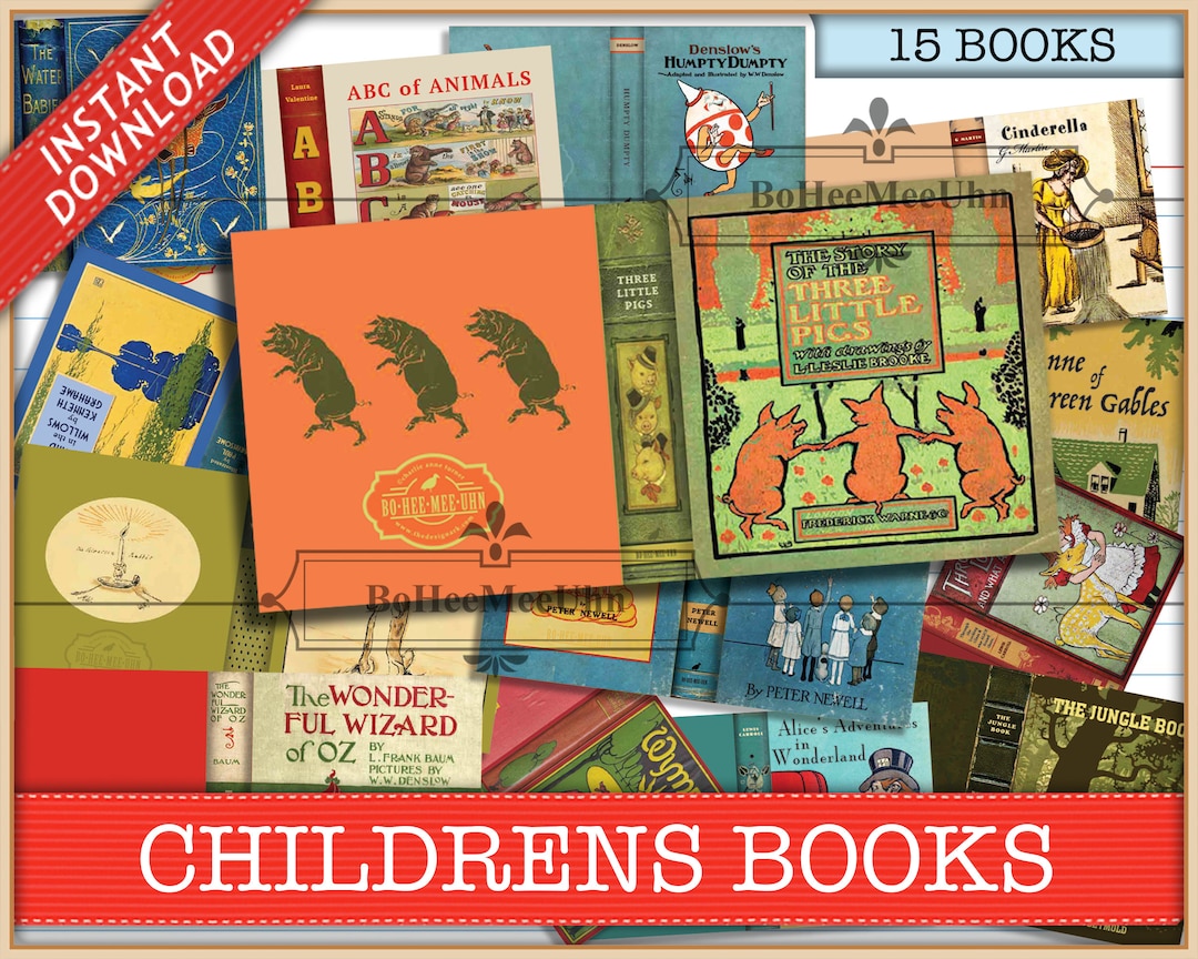 Childrens Book Covers X 15. With Inside Pages and Full Instructions ...