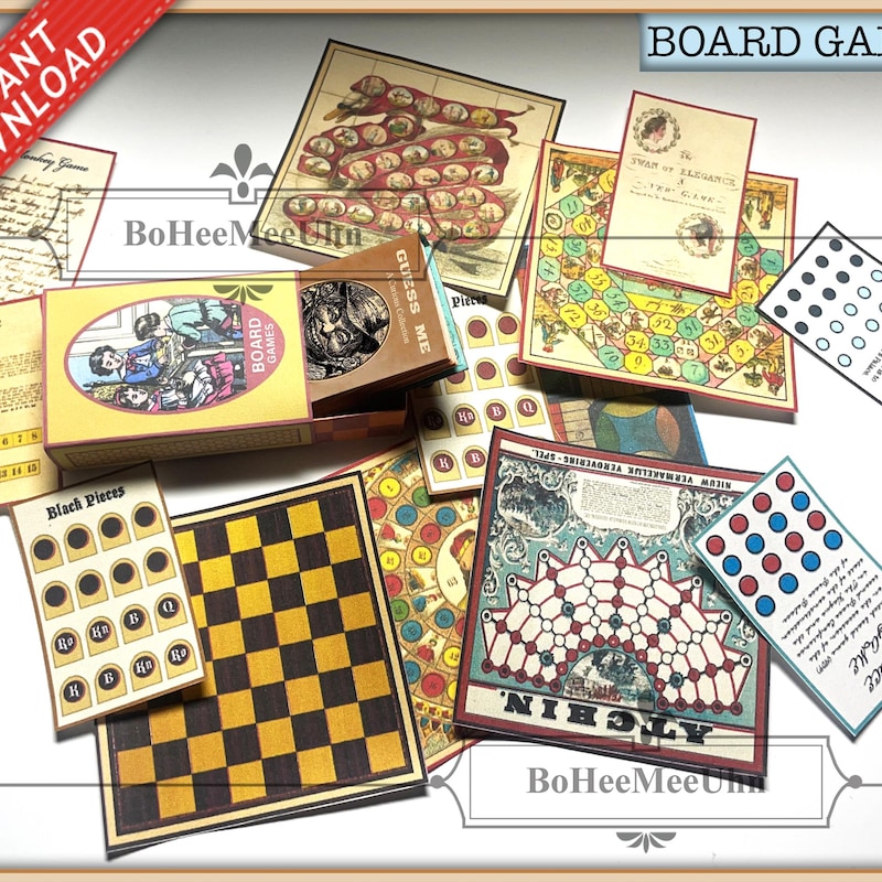 Book Board Box for Games - Etsy UK