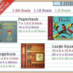 Garden Book Covers X 15. With Inside Pages and Instructions. Printable ...