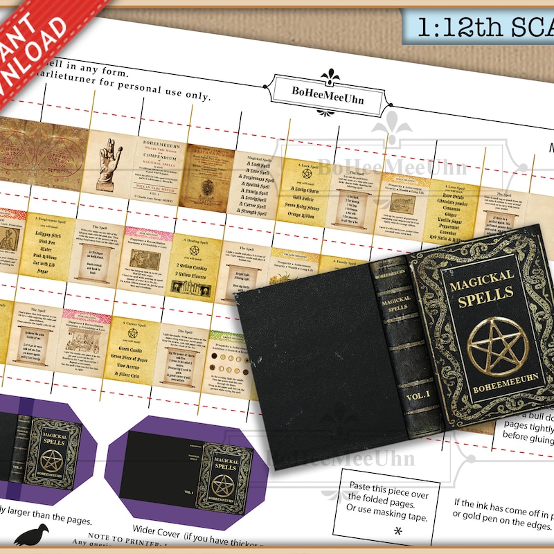 Miniature Book - Etsy