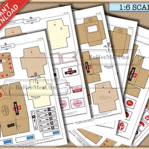 Valentine Hearts Mail Cardboard Boxes Parcel Letters Storage Post ...