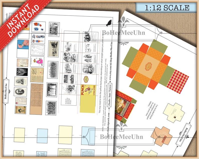 Keepsake 1920's Art Deco 3 Miniature Scales Memory Box Greeting Cards ...