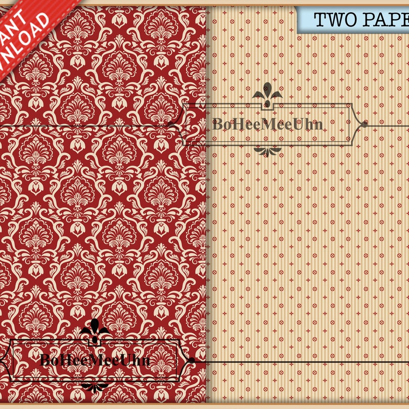 Dollhouse Wallpaper - Etsy