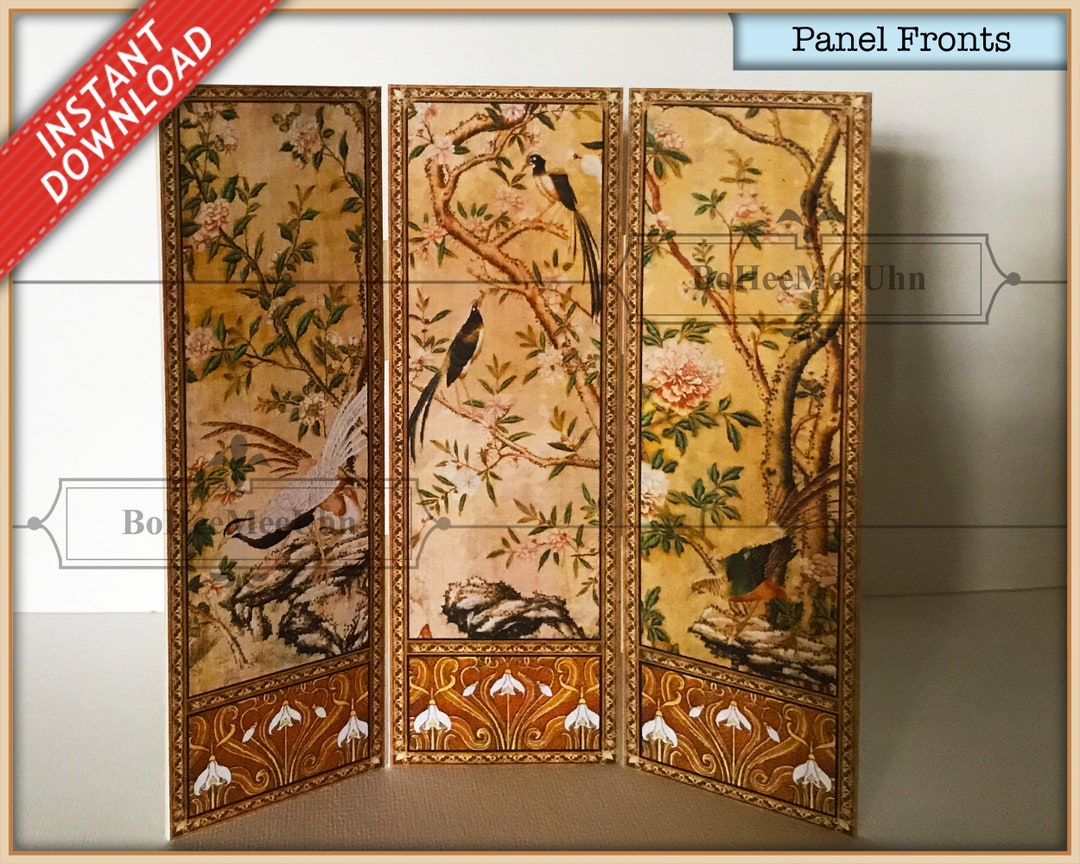 Dressing Room Chinese Three Folding Divider Dressing Panel Screen 6 ...