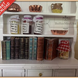 2 Books of Magical Herbs Dollhouse Mini Book 1:12, 6th 24th OPENABLE ...
