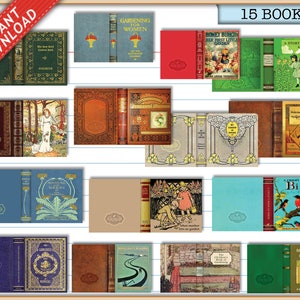 Garden Book Covers X 15. With Inside Pages and Instructions. Printable ...
