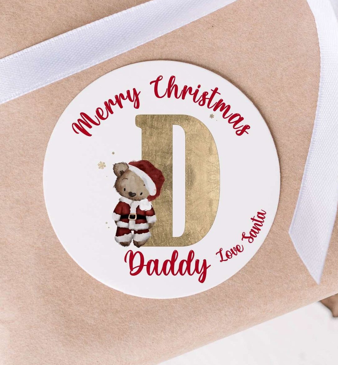 Christmas Stickers 24 Personalised Christmas Labels - Etsy