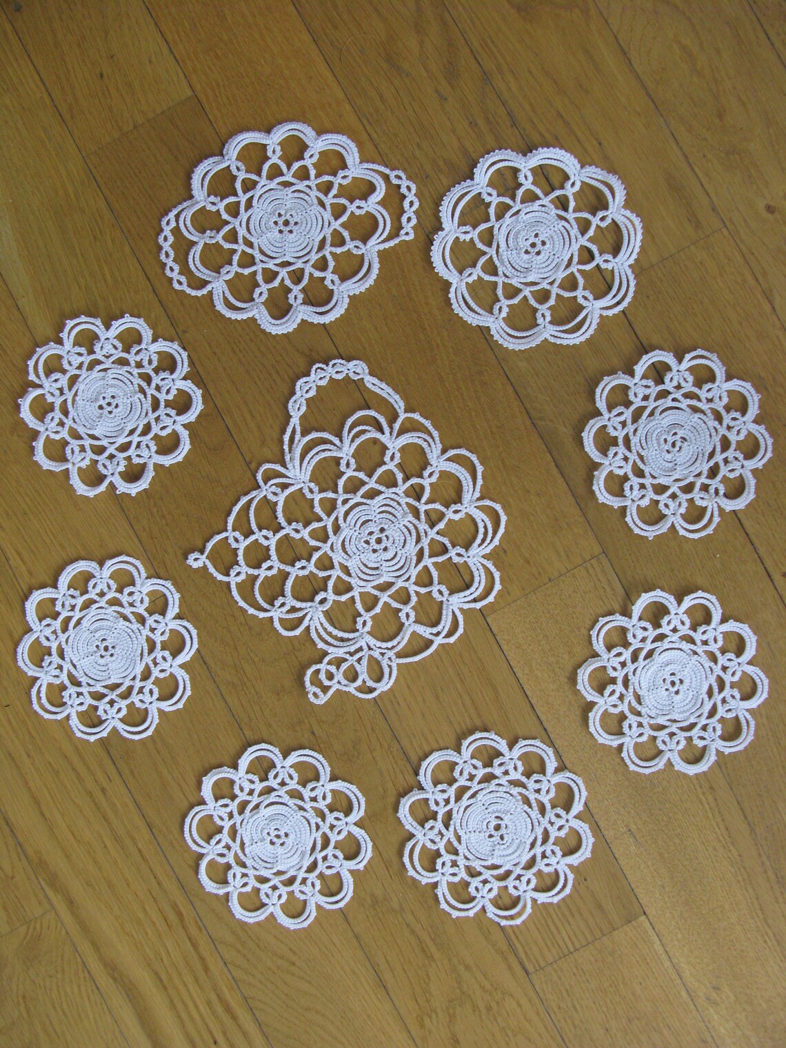 Set of Doilies Tea Set Lace Doily Set Tea Gift Set Mini - Etsy