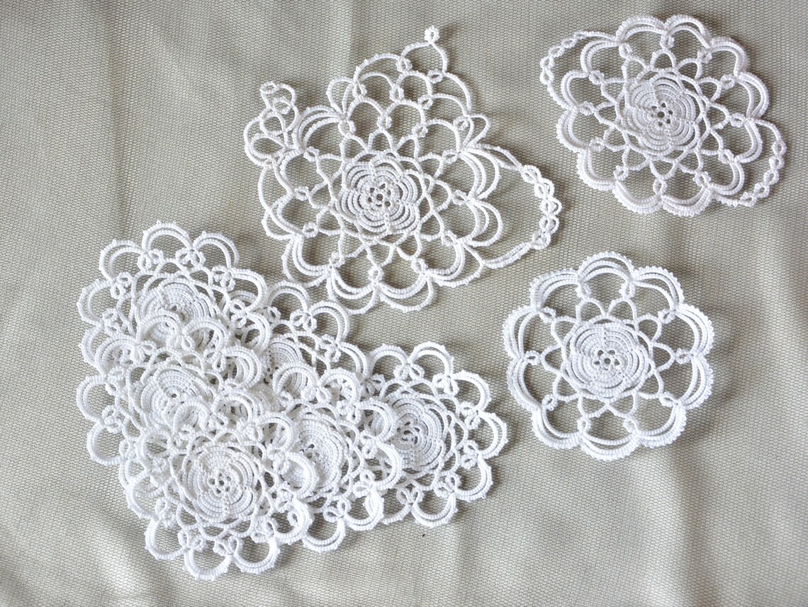 Set of Doilies Tea Set Lace Doily Set Tea Gift Set Mini - Etsy