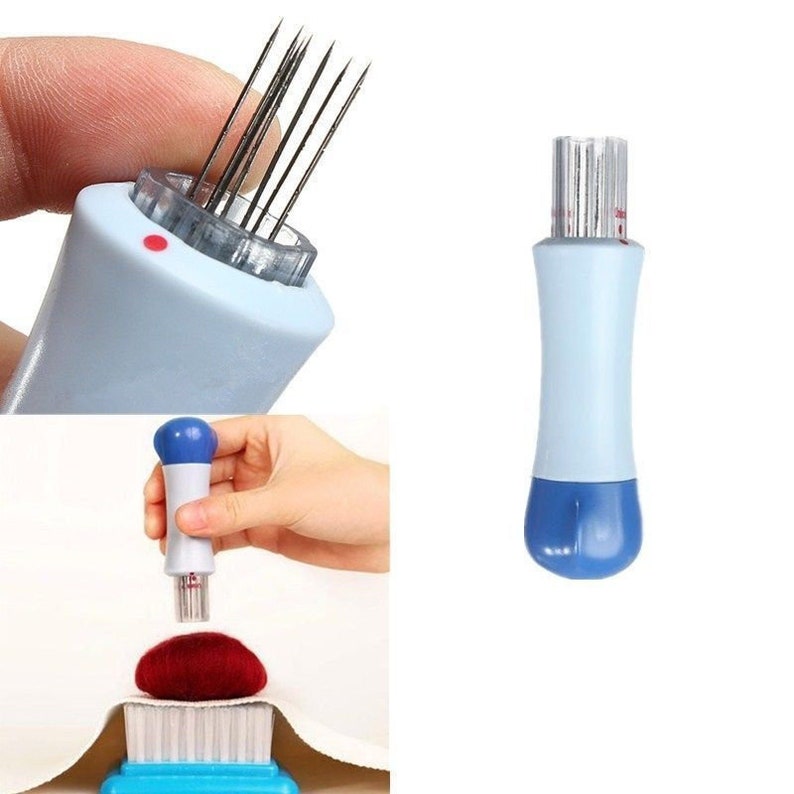 Needle Felting Punch Tool W/ 7 Needles Included Make Your - Etsy