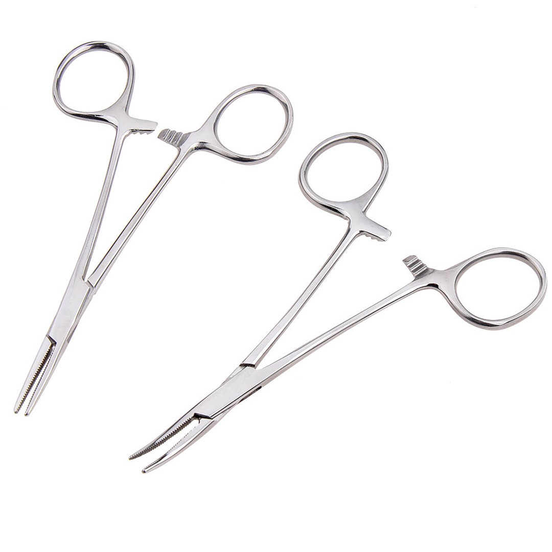 Miniature Straight OR Curved Forceps / Hemostat Use for Inserting Teddy ...
