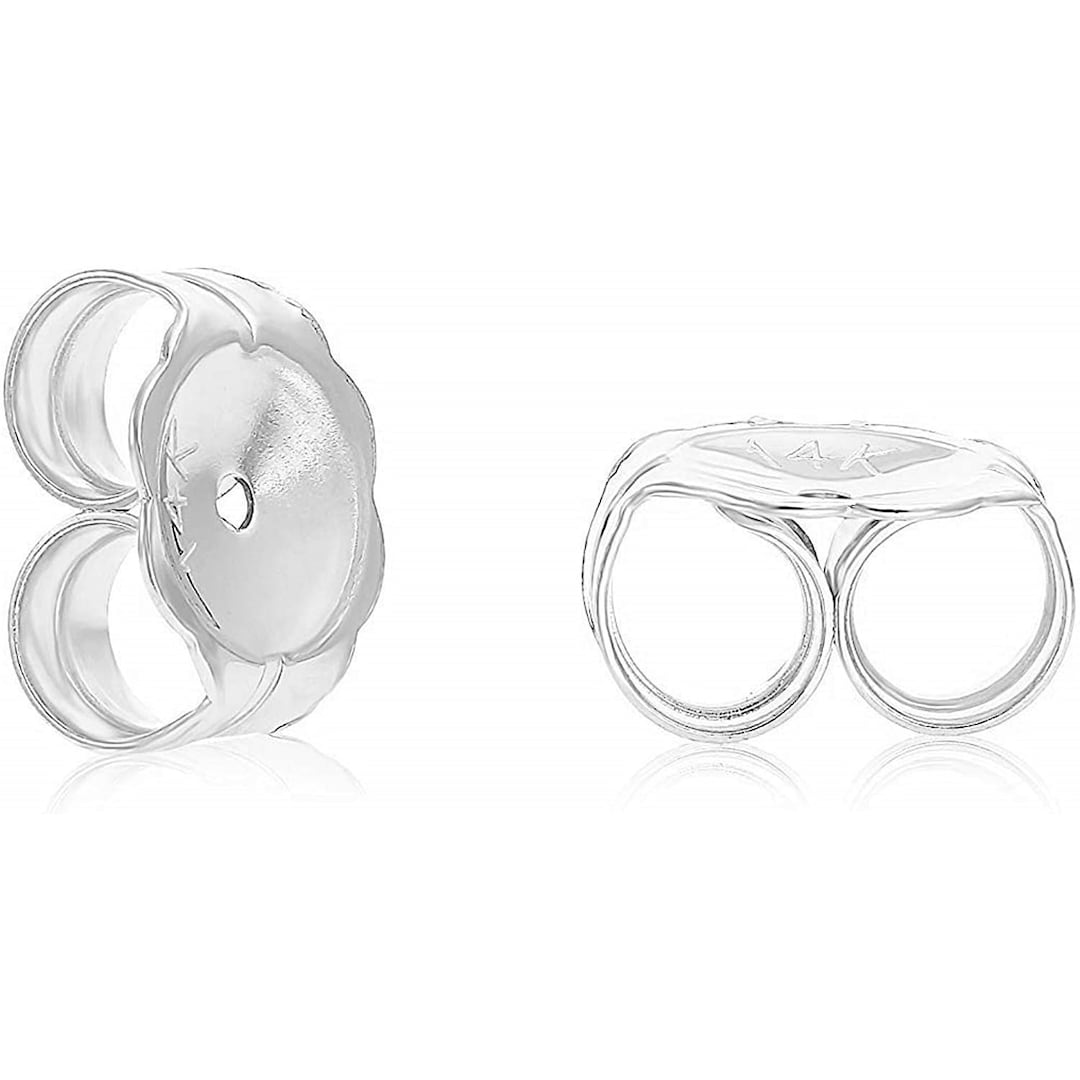 Real 14K Solid Gold Push Back Findings Replacement Backing Butterfly ...