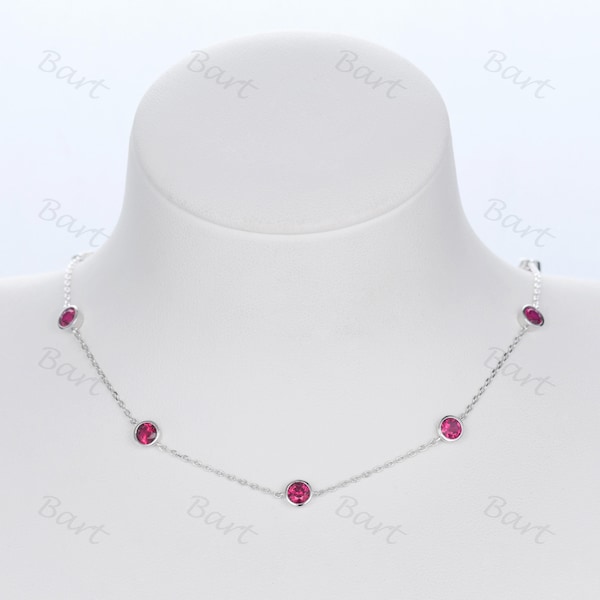 Bezel Set Ruby - Etsy