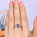 Vintage Alexandrite Promise Ring for Women,hexagon Alexandrite Ring ...