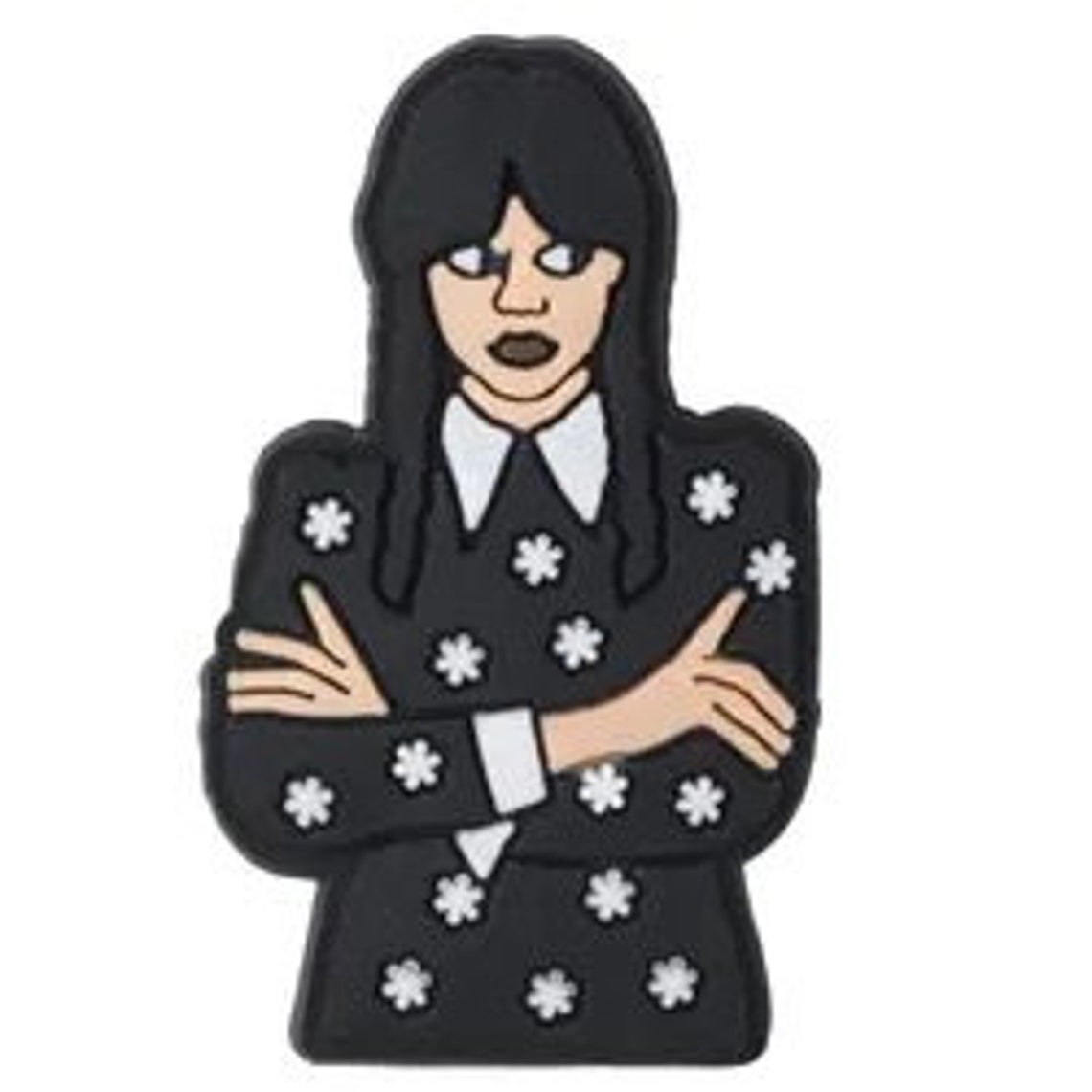 Wednesday addams Family Crossed Arms Shoe Charm - Etsy
