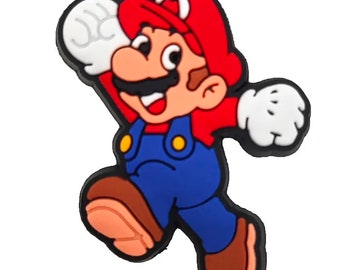 Super Mario Bros super Star Shoe Charm - Etsy