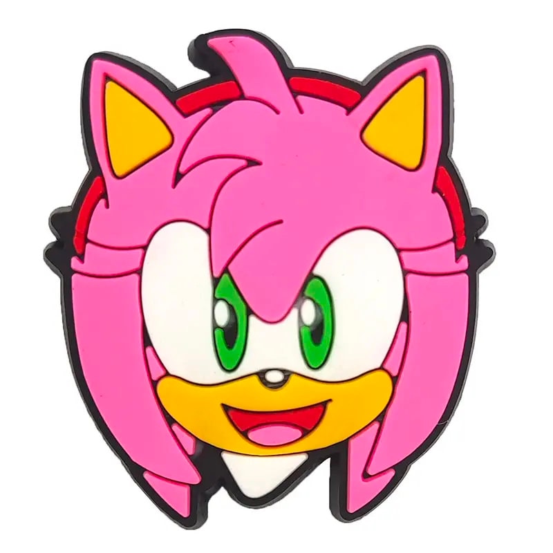 Sonic the Hedgehog amy Rose Shoe Charm - Etsy
