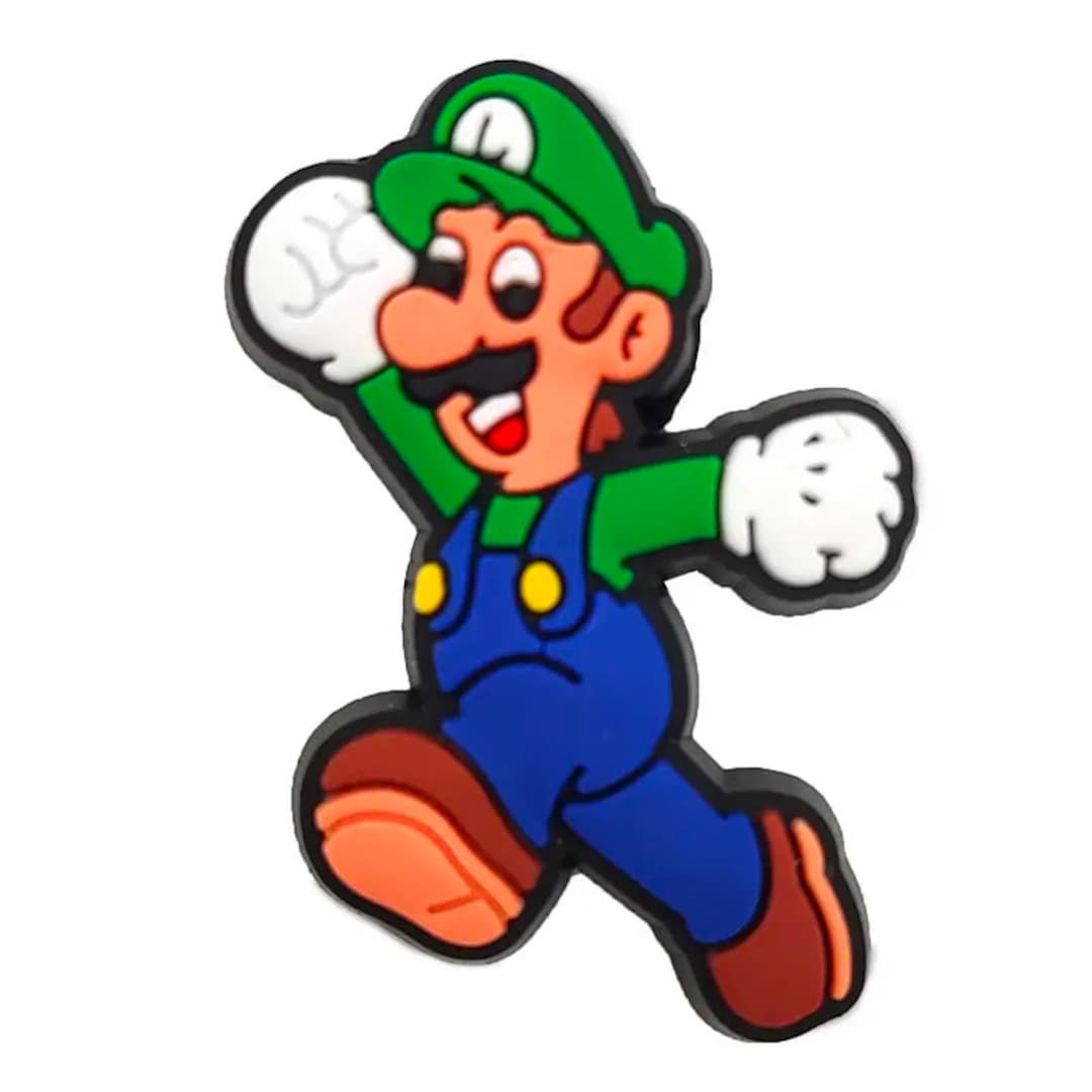 Super Mario Bros "luigi" Shoe Charm - Etsy