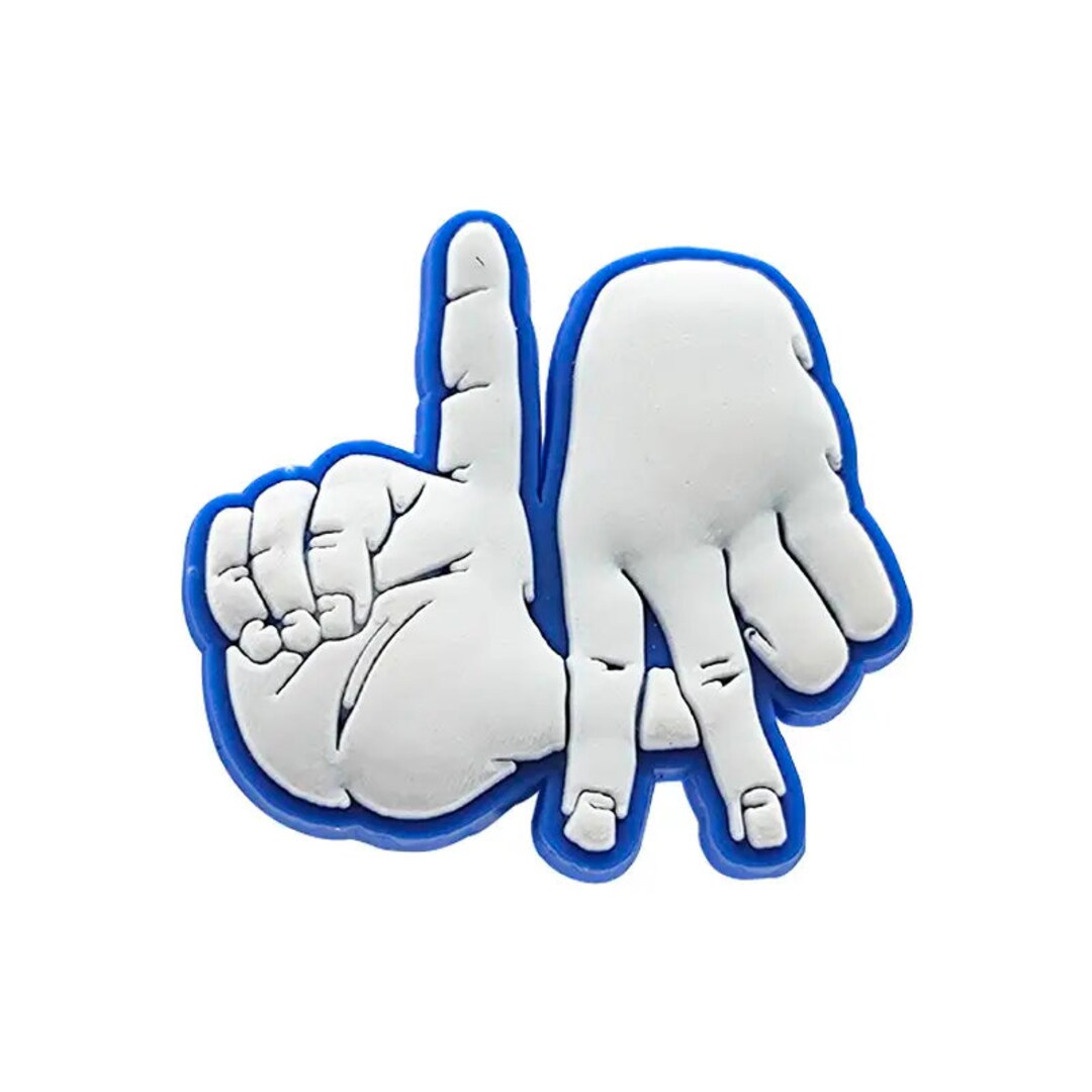 Los Angeles (LA) Fingers Shoe Charms - Etsy