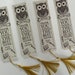 Best Teacher Owl Gift Set Card, Bookmark and Keepsake Personalised ...