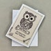 Best Teacher Owl Gift Set Card, Bookmark and Keepsake Personalised ...