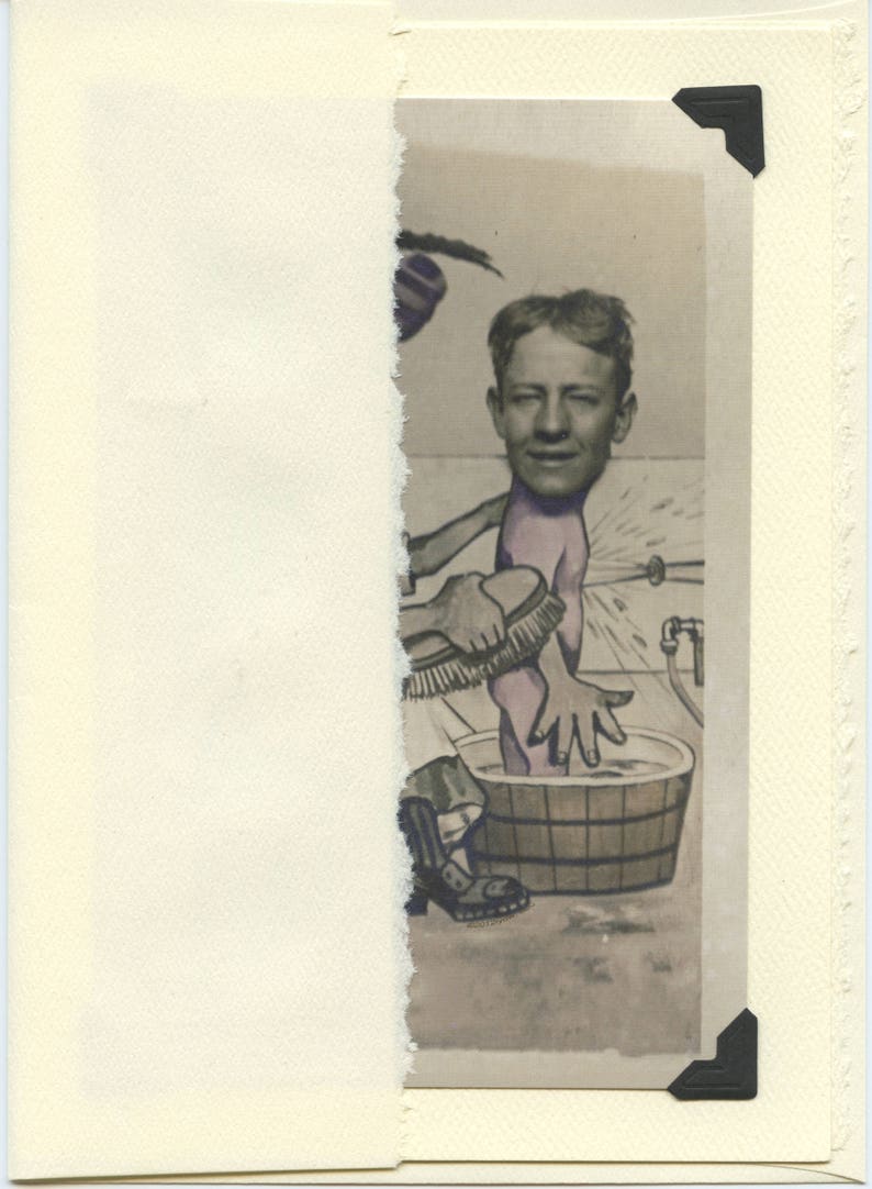 Scrubbing Duo: Vintage LGBTQ Card Gay Dads Valentine Card - Etsy