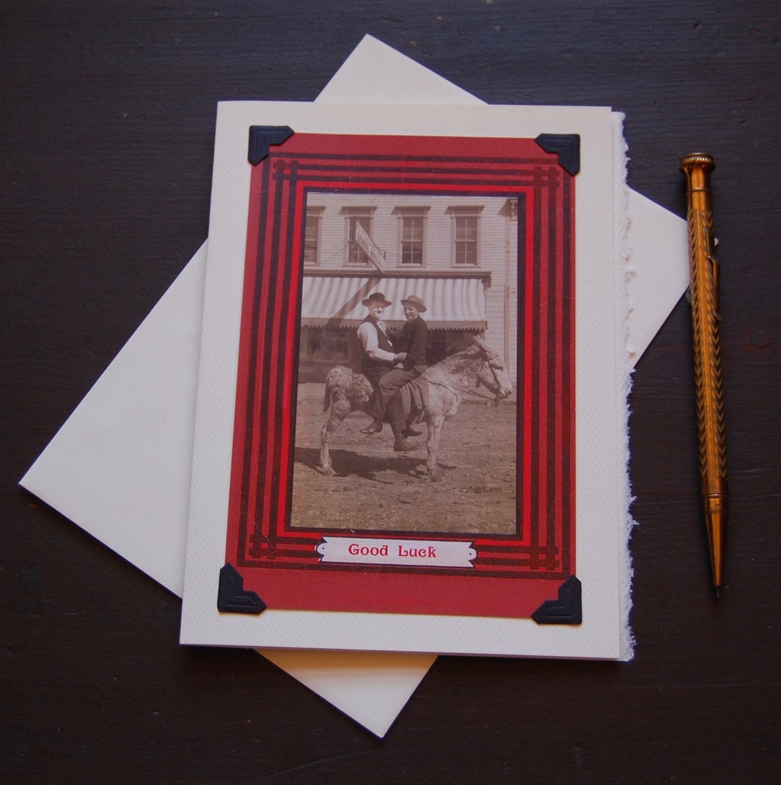 Good Luck: Vintage LGBTQ Card Gay Best Wishes Card Gay | Etsy