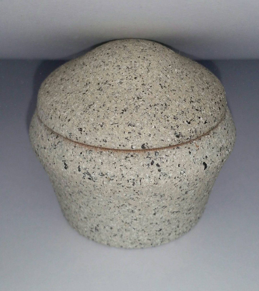 Textured Stone Effect Lidded Pot - Etsy
