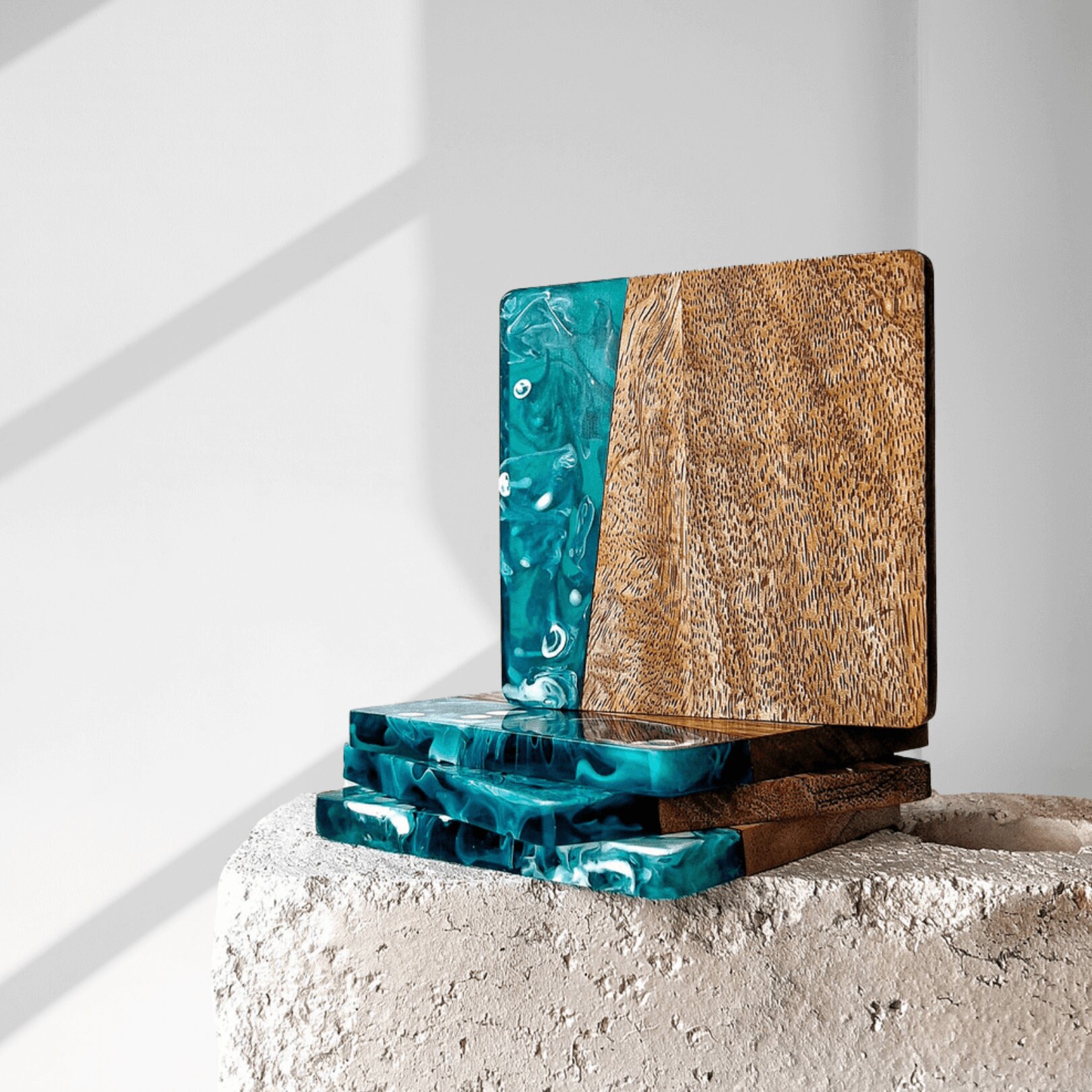 Resin Coasters Set Laser Cut Coasters Wedding Coasters - Etsy Australia