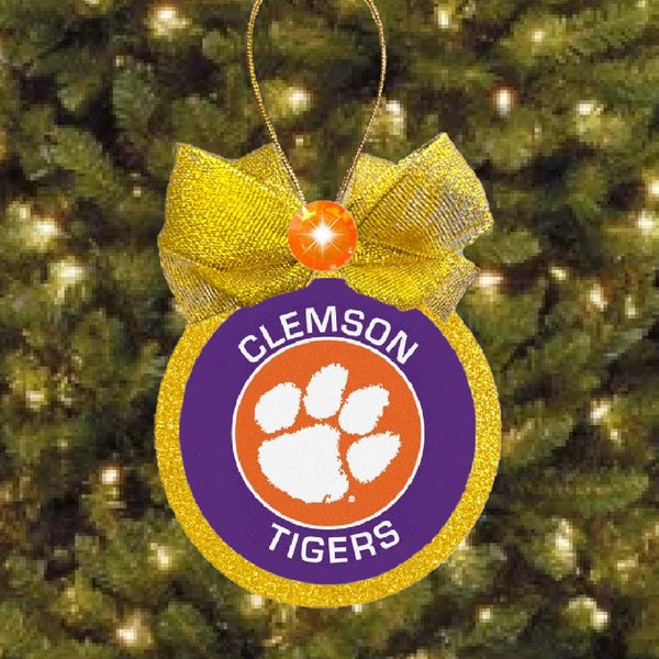 Clemson Ornament - Etsy