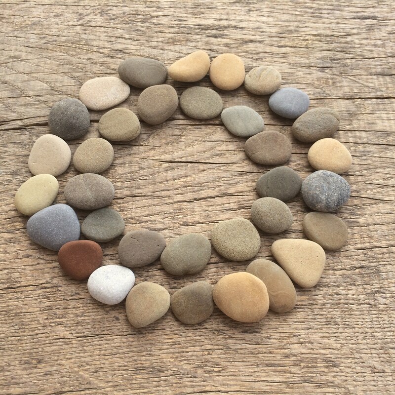 Flat Beach Stones - Etsy