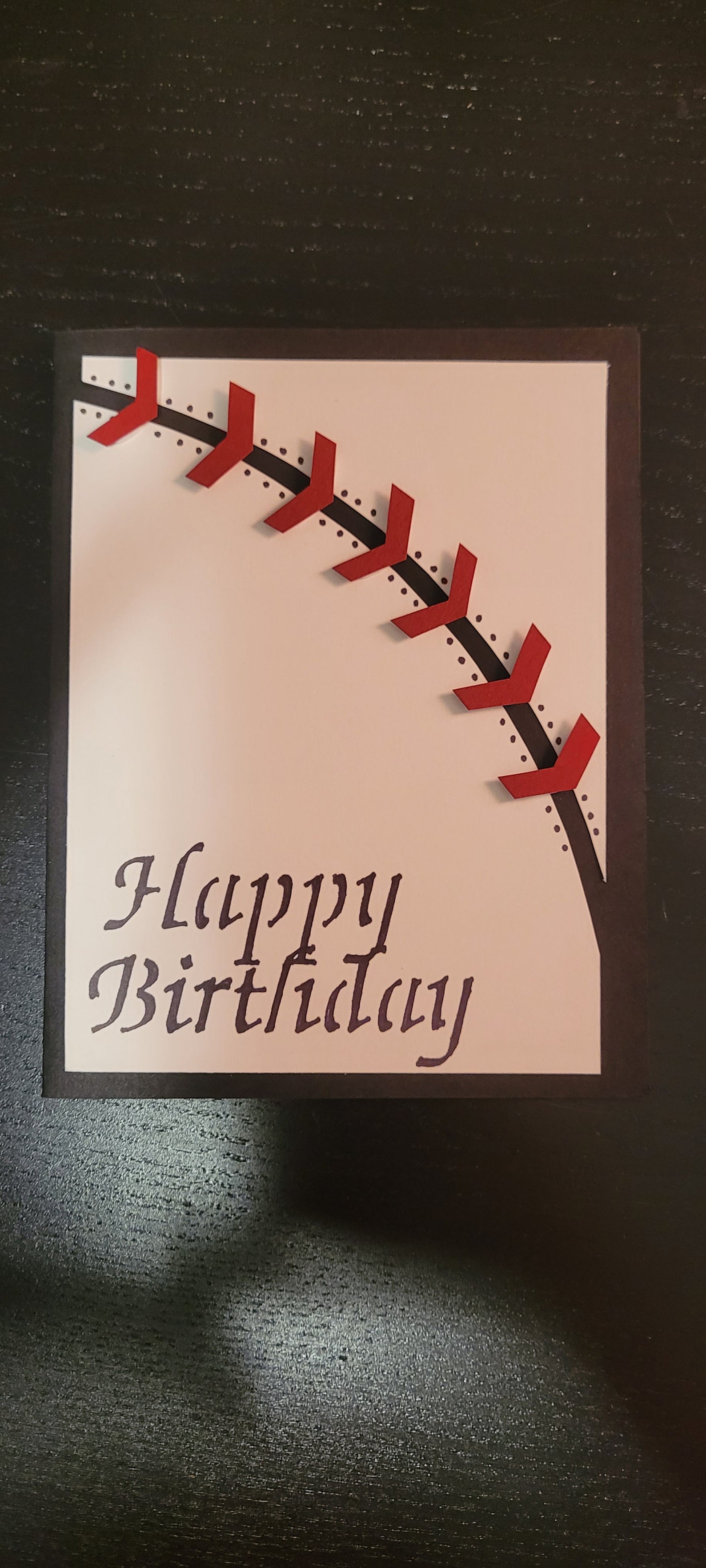 Baseball Birthday Card - Etsy