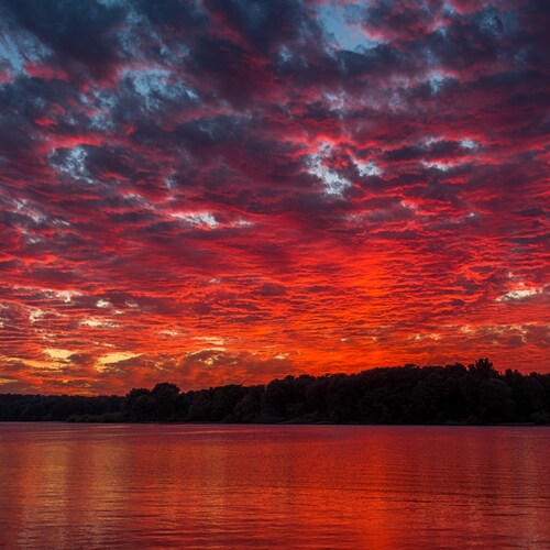 Digital Download: Red Sunset Photo - Etsy