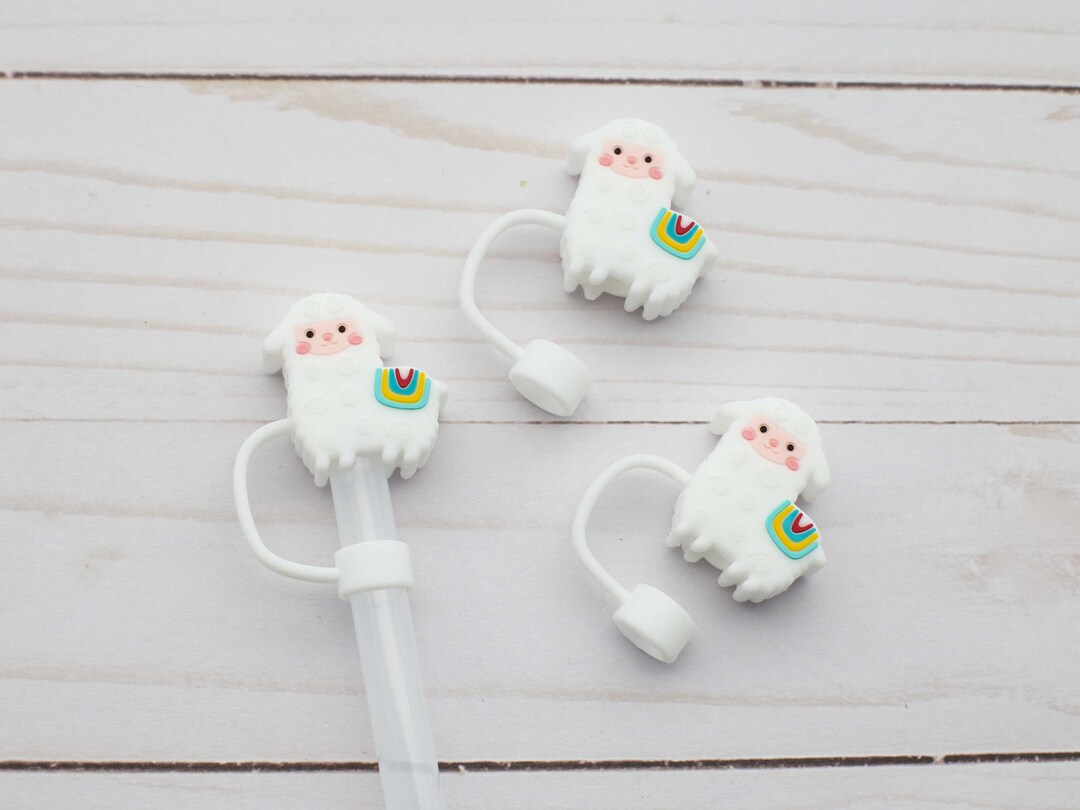 Alpaca Stanley Straw Topper Llama Water Bottle Tumbler Accessories ...